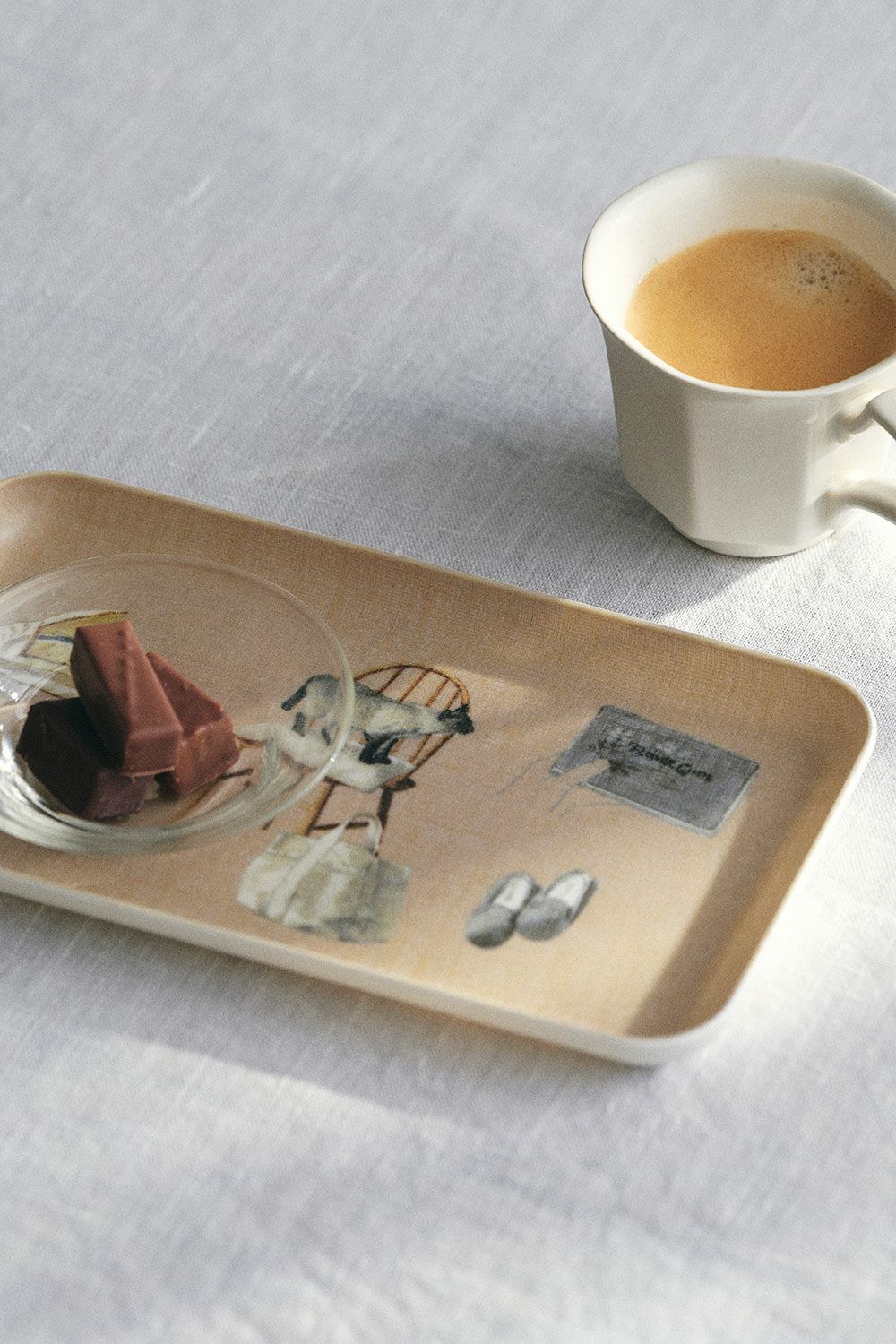 COATED LINEN TRAY | fog linen work