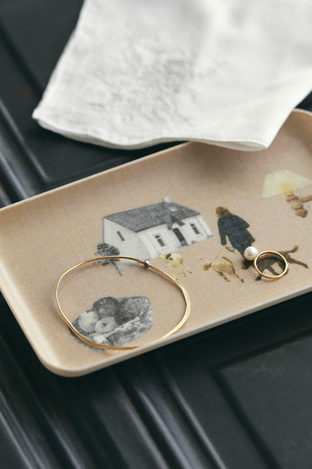 COATED LINEN TRAY | fog linen work